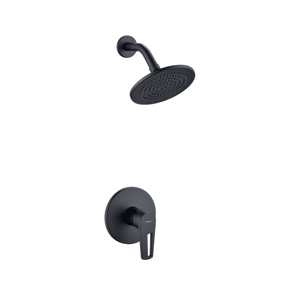 Baños | TEMPRA NEGRO MATE MEZCLADORA DUCHA » Celima - Trebol